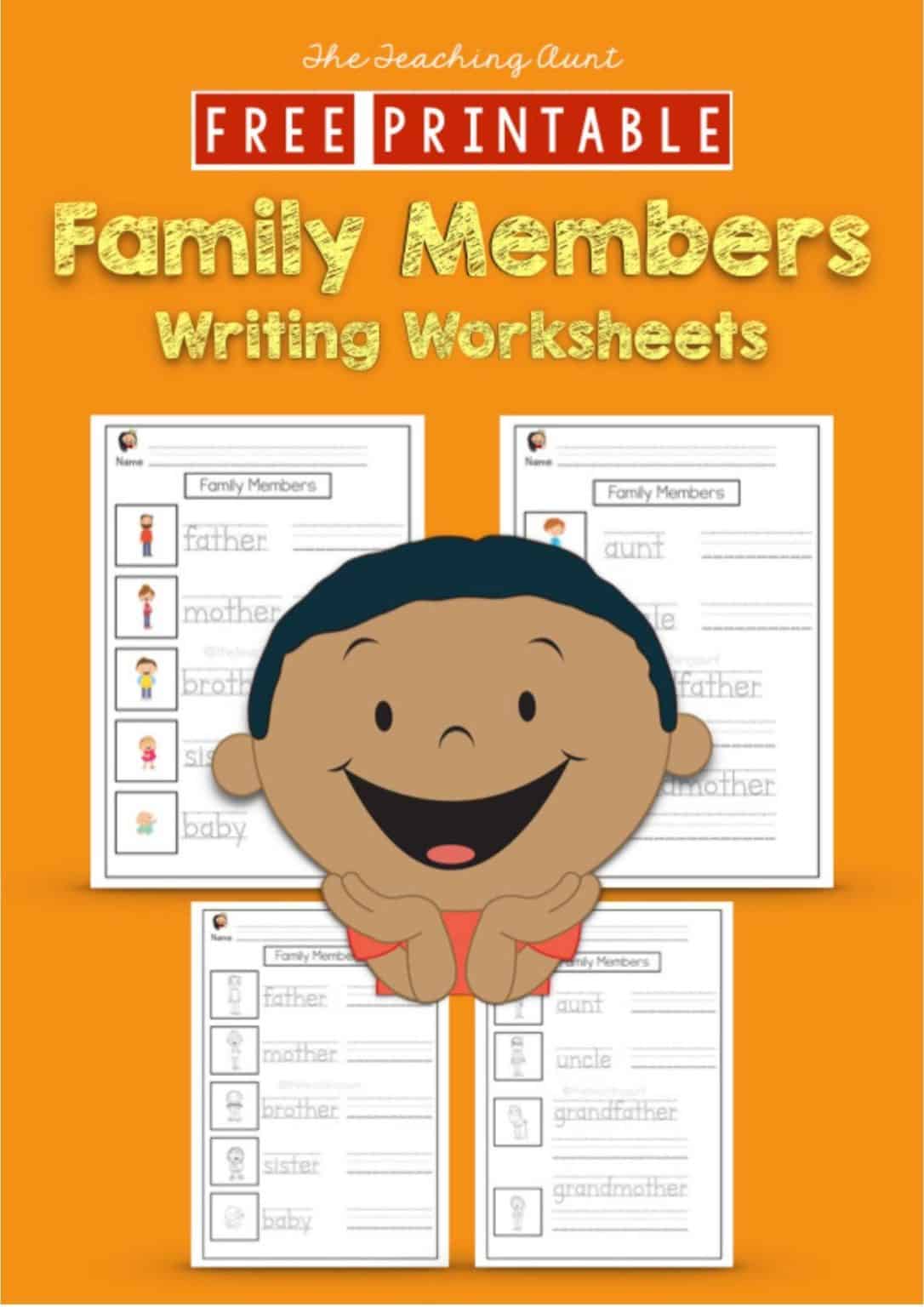 Family Members Worksheets - The Teaching Aunt