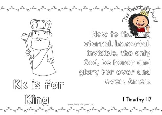 Free Alphabet Bible Verse Poster for Children - The Teaching Aunt