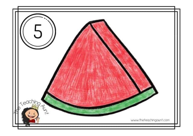 Watermelon Seeds Counting Worksheets - The Teaching Aunt