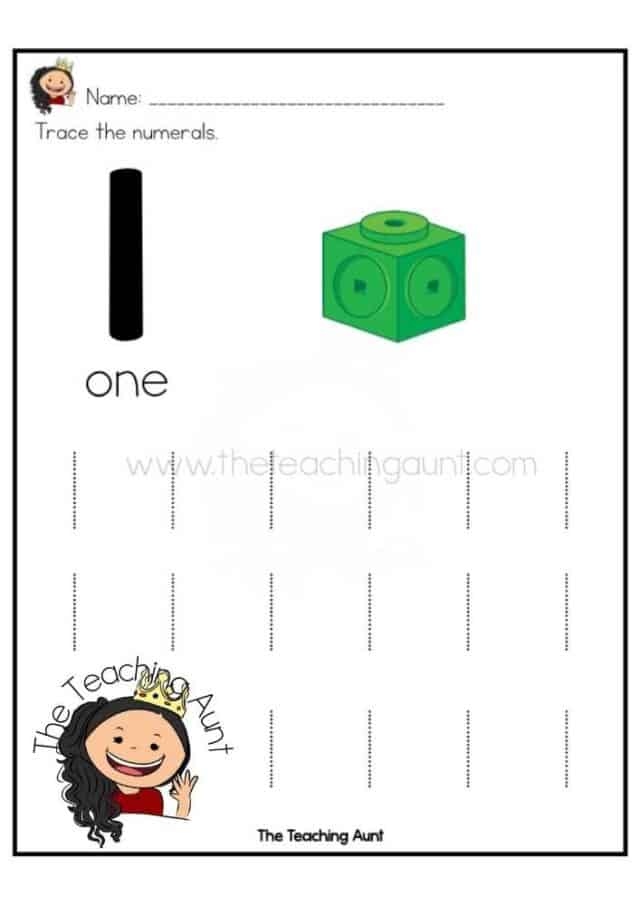 Free Number Writing Practice 1 20 Worksheets 1 10 Writing Numbers 
