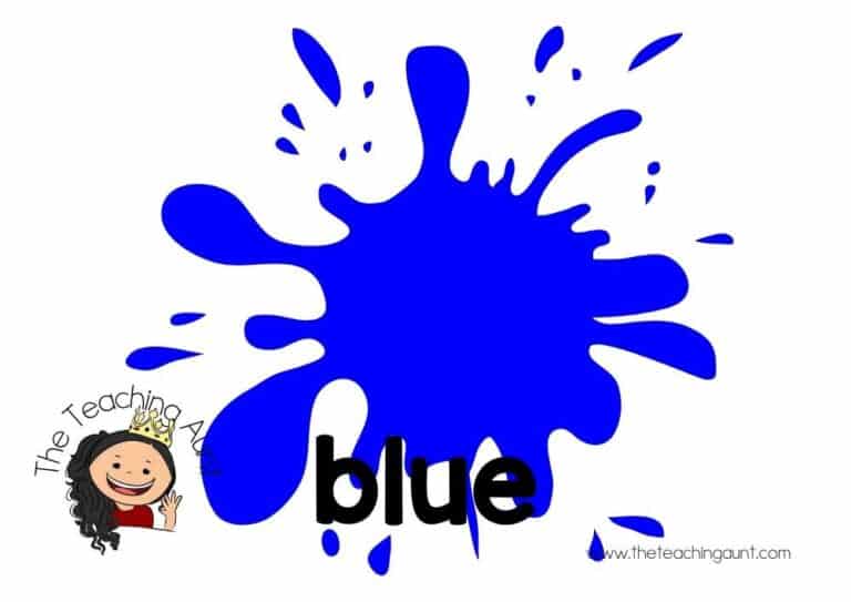 Colors Flashcards - The Teaching Aunt