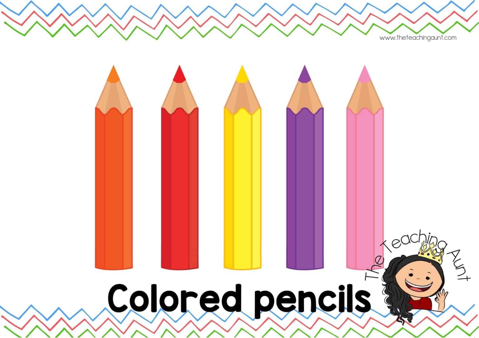 Free Classroom Supply Labels for Preschool - The Teaching Aunt