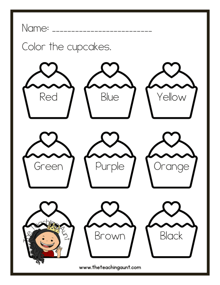 Valentine's Day Preschool Worksheets - The Teaching Aunt