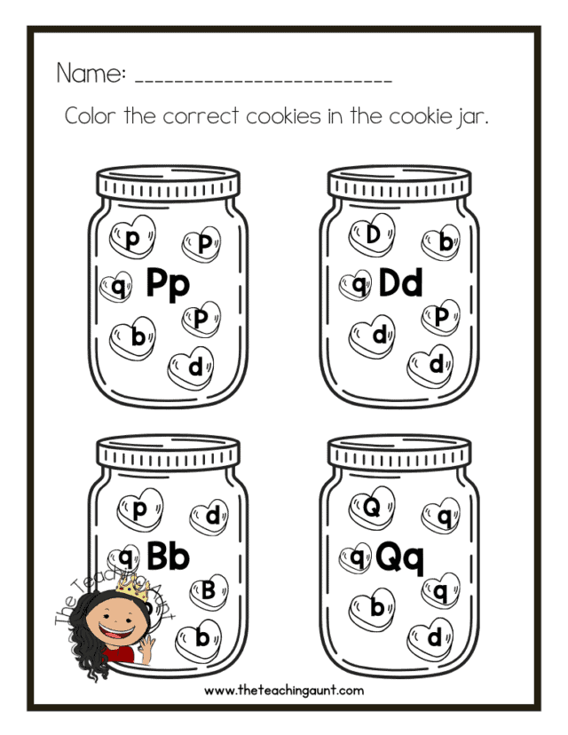 Valentine's Day Preschool Worksheets - The Teaching Aunt