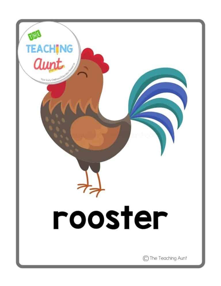 Farm Animals Flashcards - The Teaching Aunt