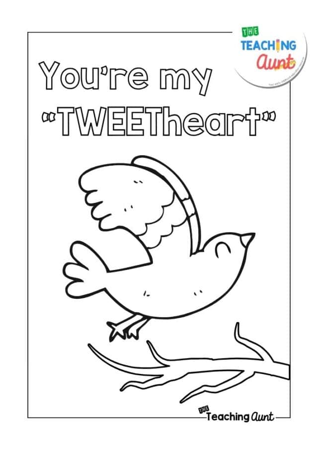 Valentine's Day Coloring Pages - The Teaching Aunt