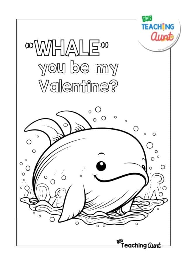 Valentine's Day Coloring Pages - The Teaching Aunt