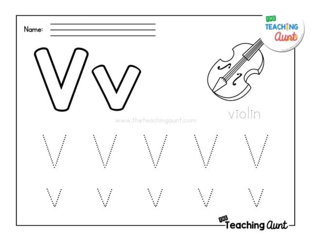 Alphabet Writing Practice Worksheets - The Teaching Aunt