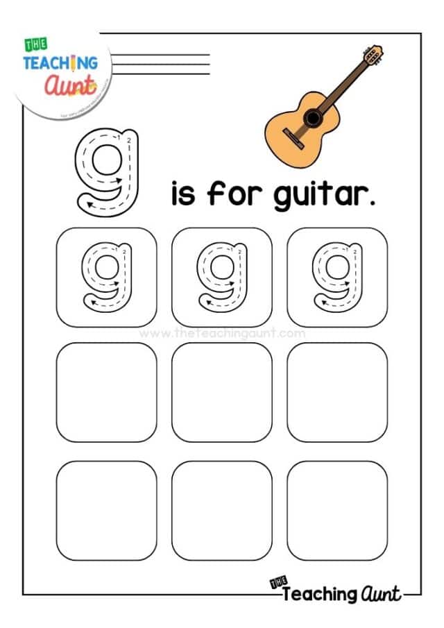 Lowercase Letters Tracing Worksheets - The Teaching Aunt