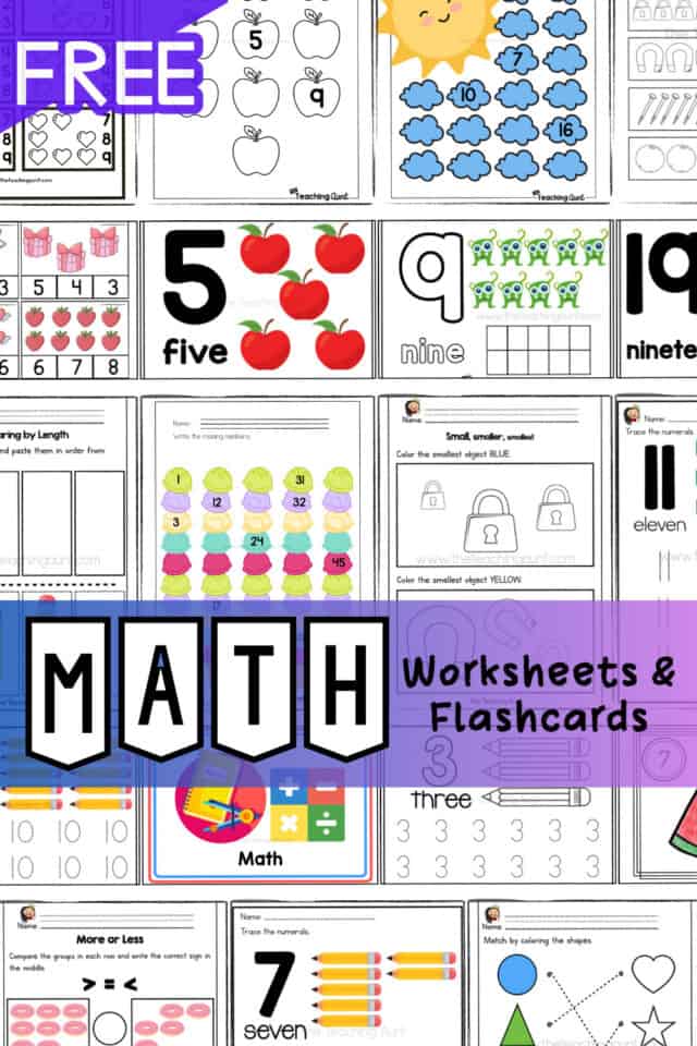 Preschool Worksheets - The Teaching Aunt