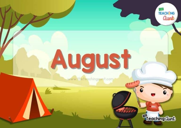 Calendar Worksheets - The Teaching Aunt