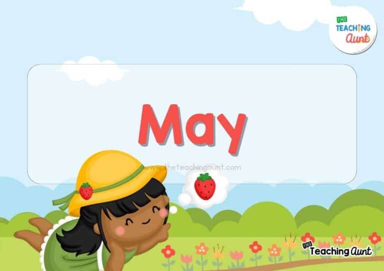 Calendar Worksheets - The Teaching Aunt