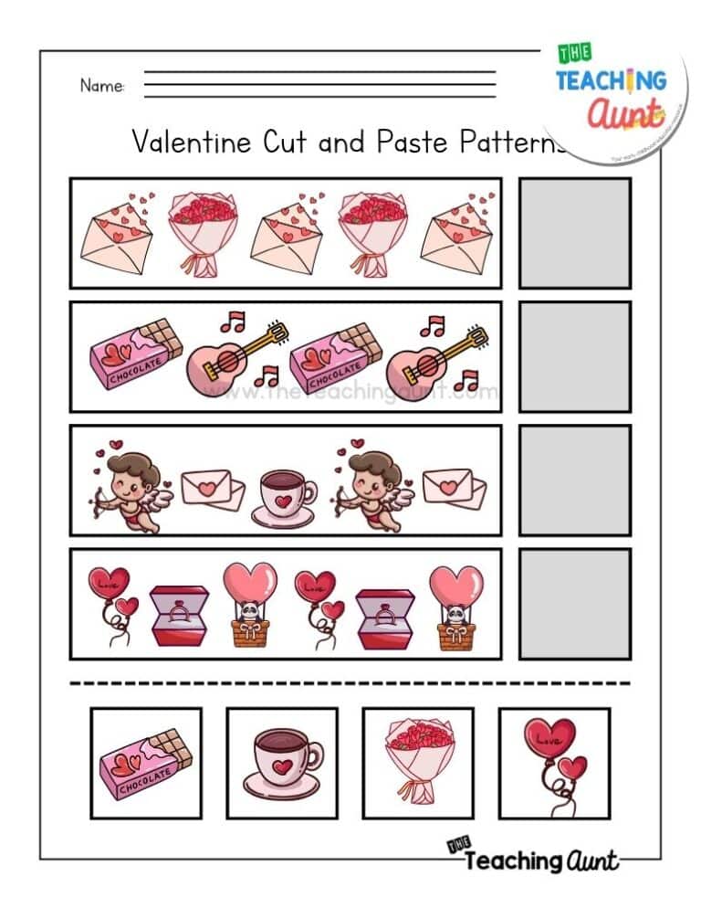 Pattern Worksheets - The Teaching Aunt