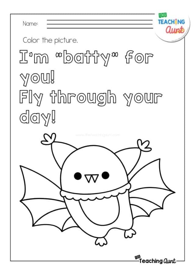 Halloween Coloring Pages - The Teaching Aunt