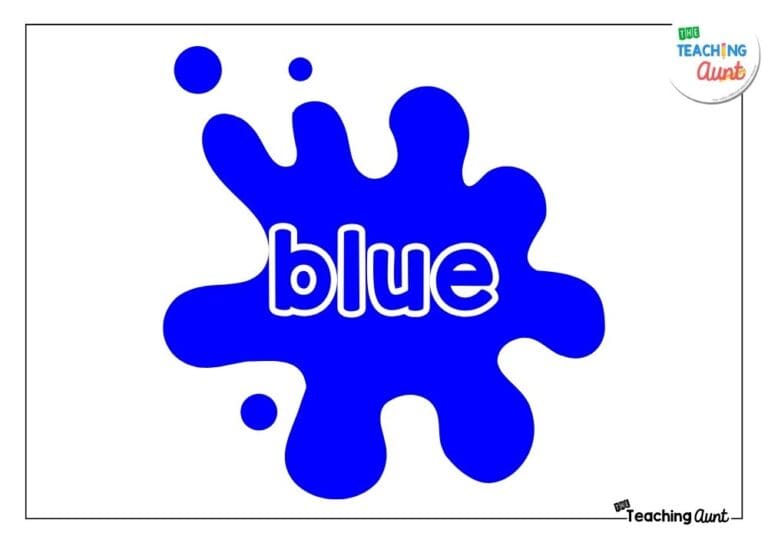 Colors Flashcards - The Teaching Aunt