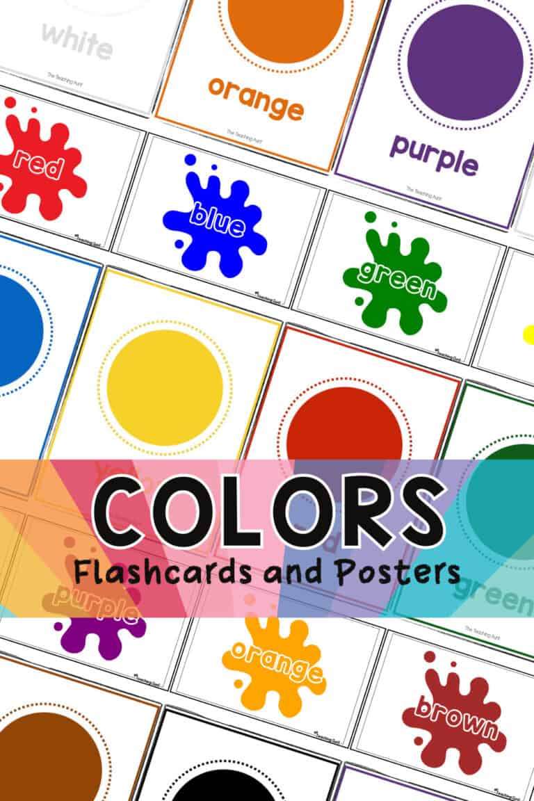 Colors Flashcards - The Teaching Aunt