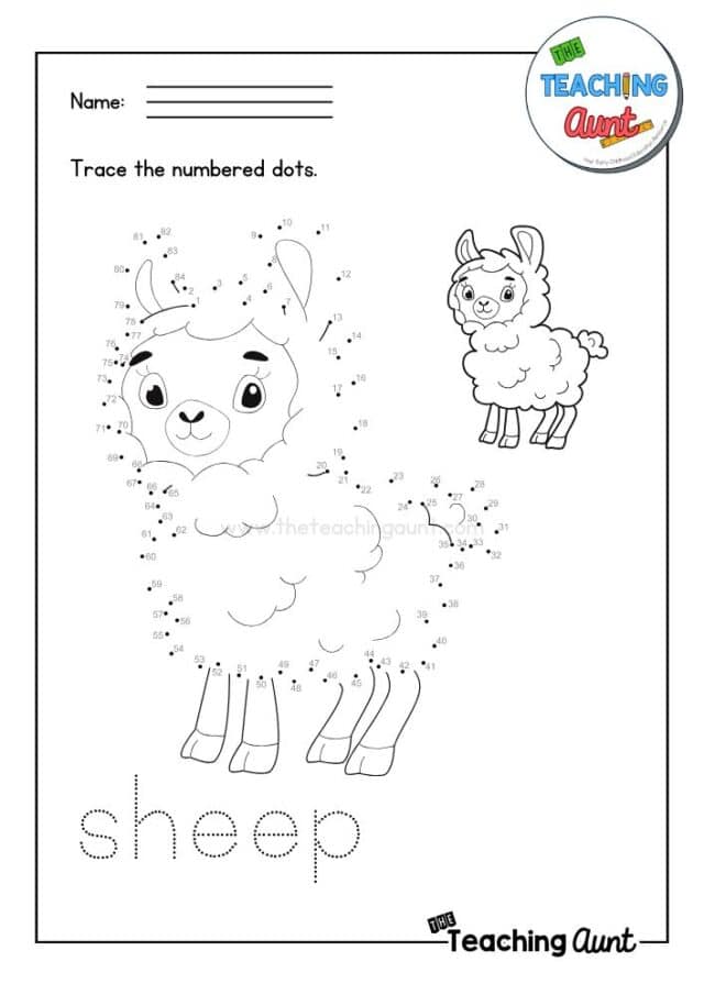 Farm Animals Worksheets - The Teaching Aunt
