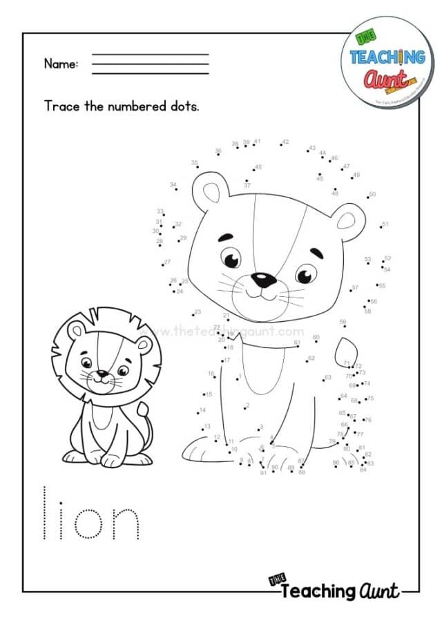 Wild Animals Worksheets - The Teaching Aunt