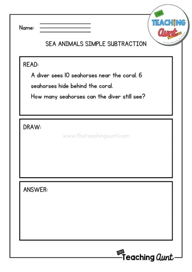 Animals Worksheets - The Teaching Aunt