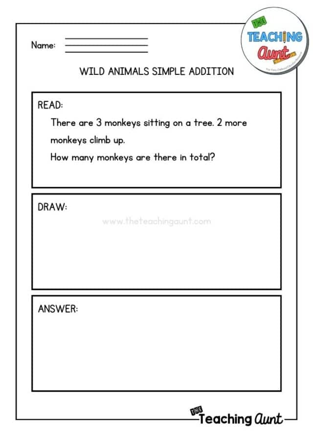 Animals Worksheets - The Teaching Aunt