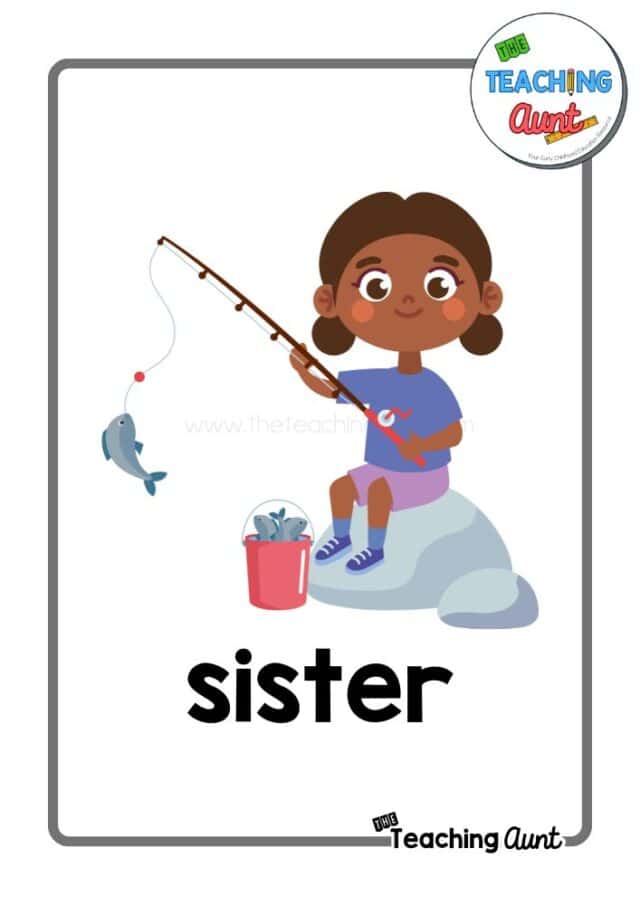 Family Flashcards - The Teaching Aunt