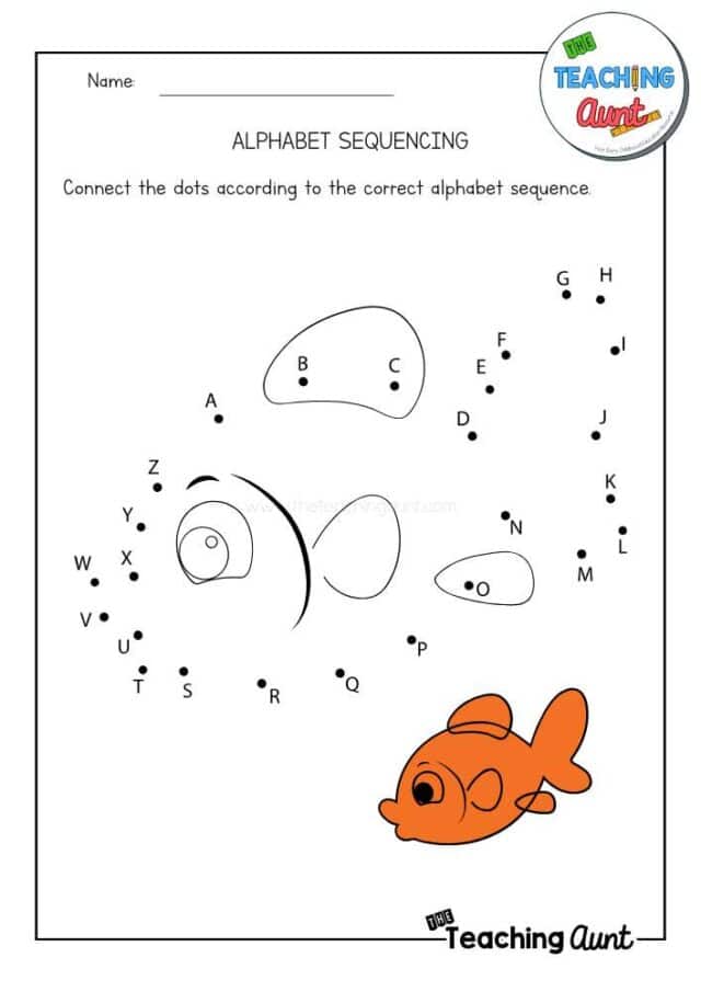Free Alphabet Worksheets - The Teaching Aunt